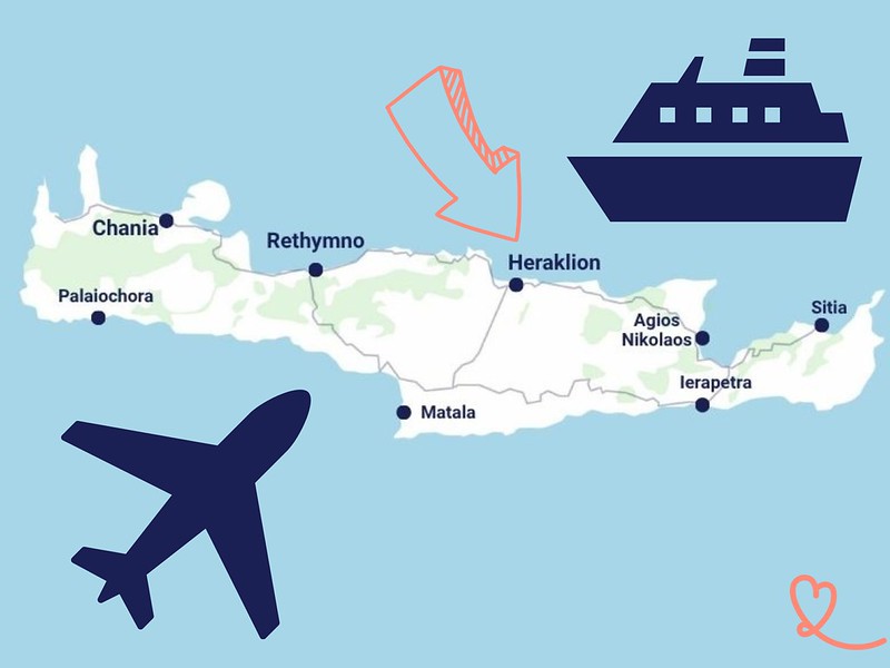 ¿Cómo llegar a Heraklion? Nuestro consejo (avión, ferry...)